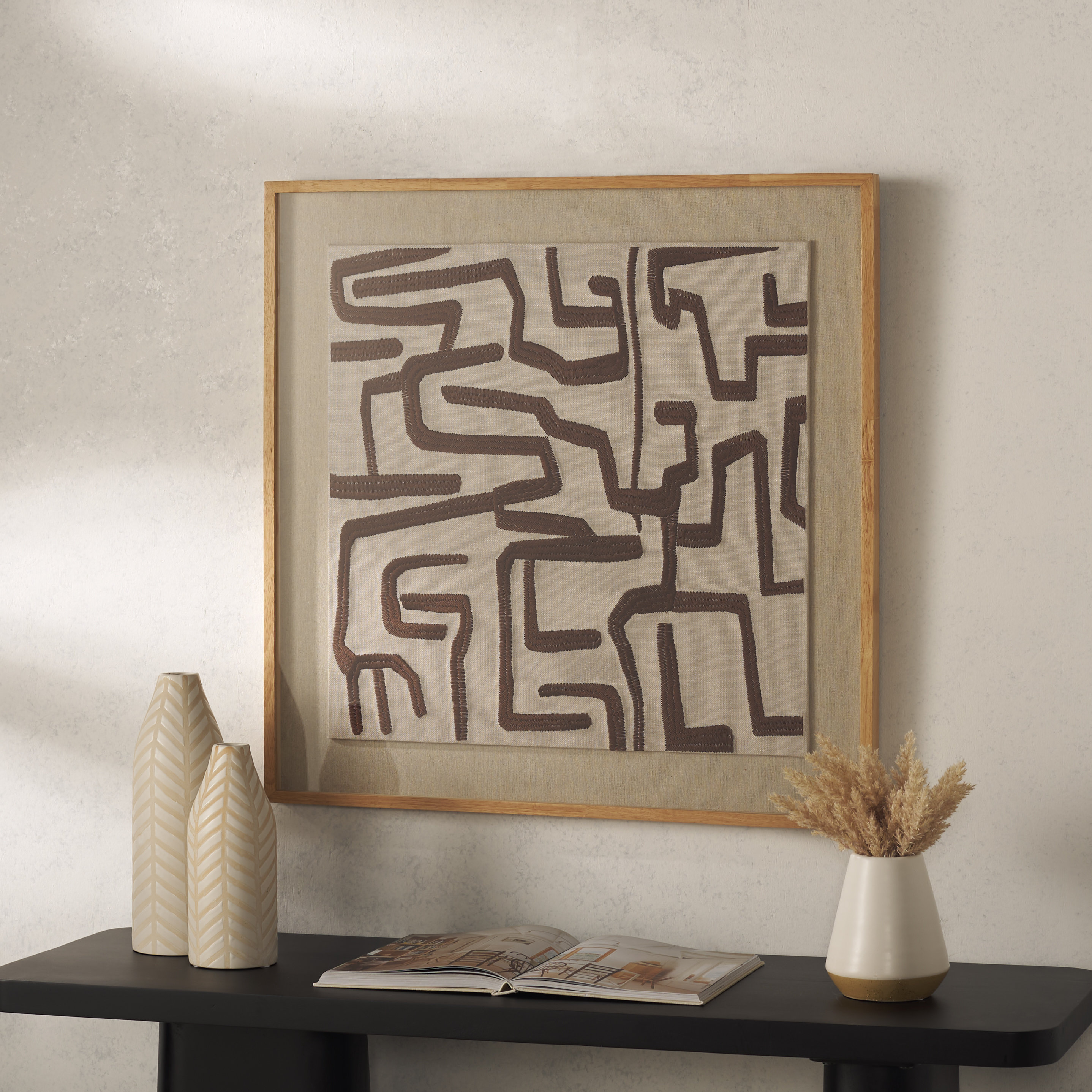 Brayden Studio® Tari 30x30 Textile Art | Wayfair