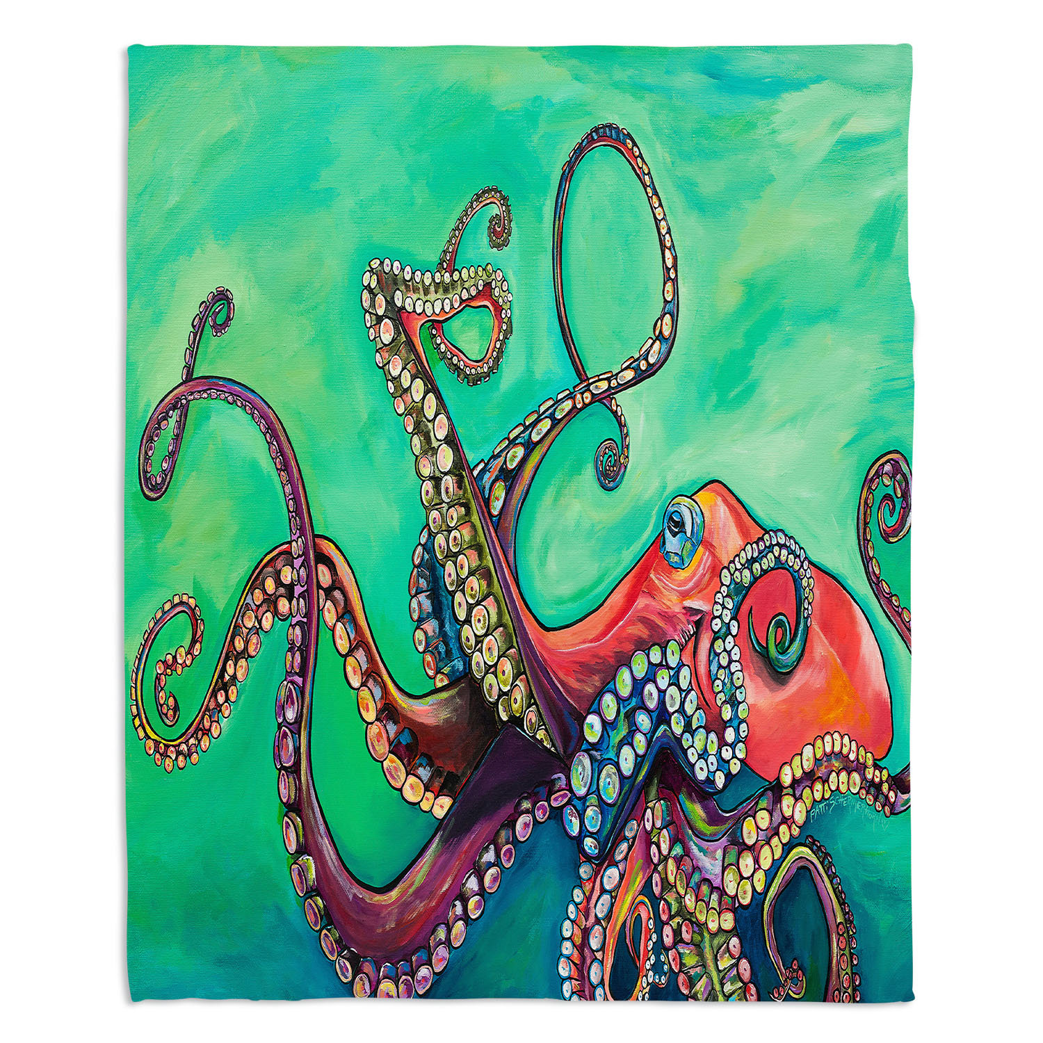 DiaNoche Designs Octopus Throw | Wayfair