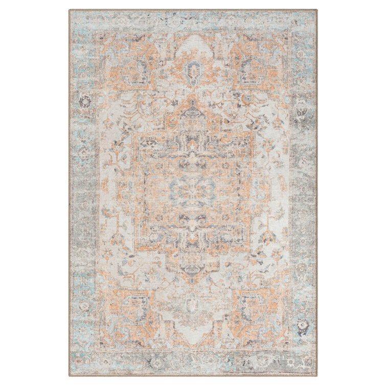 Bungalow Rose Machine Washable Oriental Rug | Wayfair