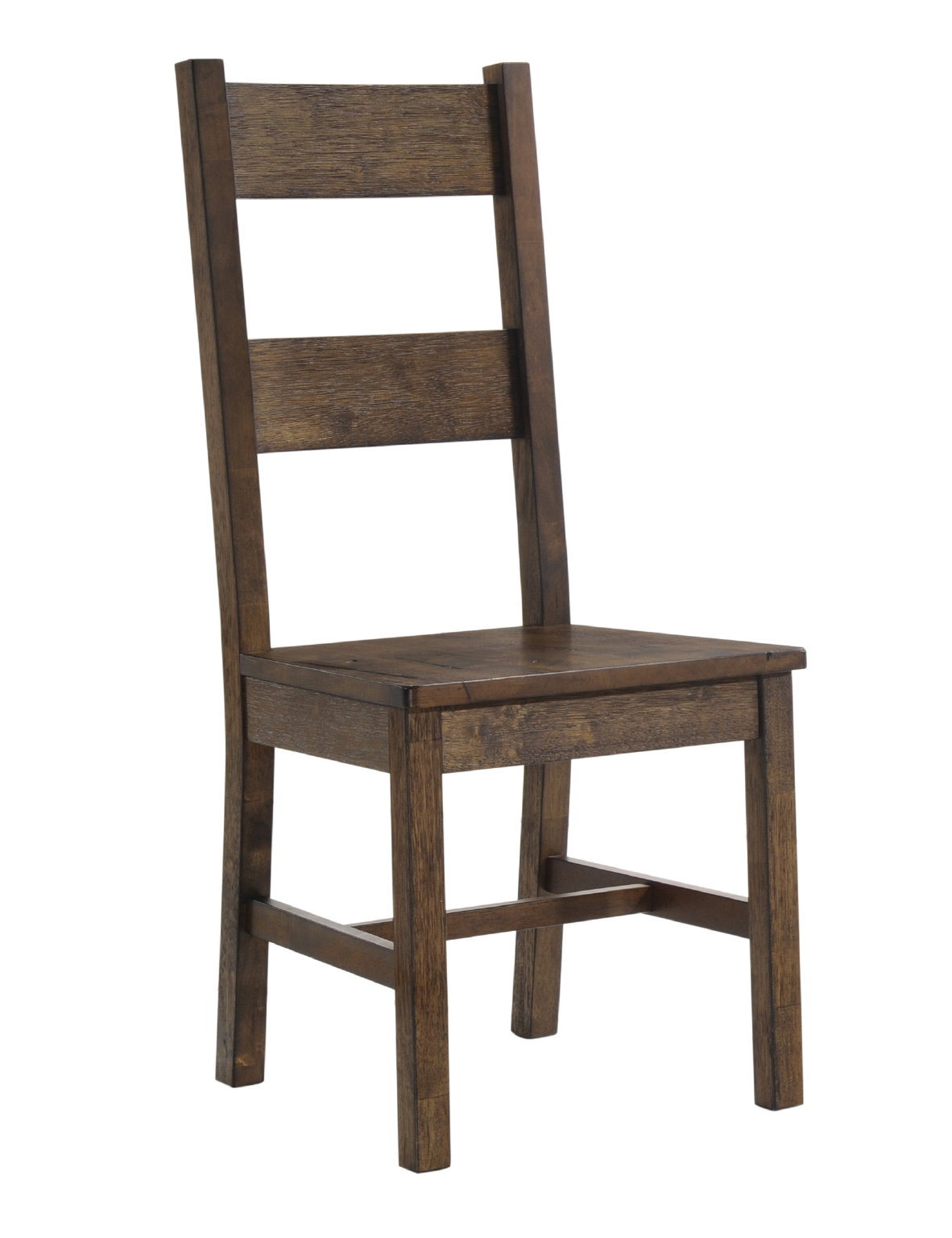 Foundry Select Saxis Solid Wood Ladder Back Side Chair in Brown | Wayfair