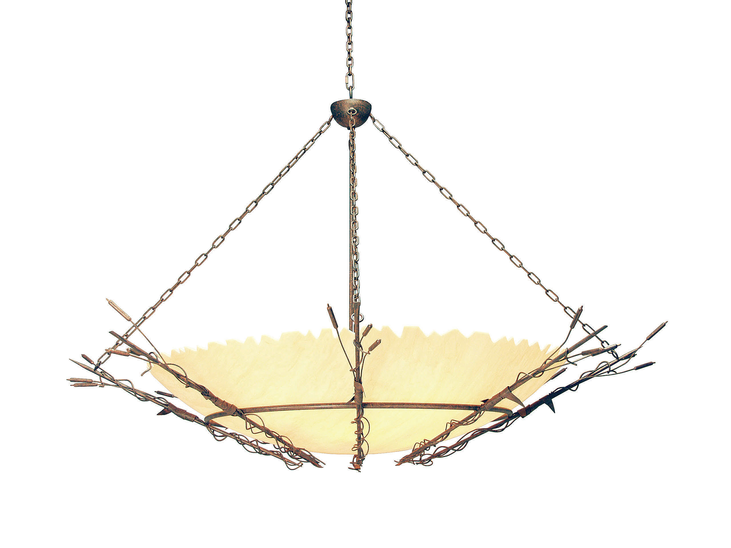 2nd Ave Lighting Cattail 84"W Inverted Pendant | Wayfair