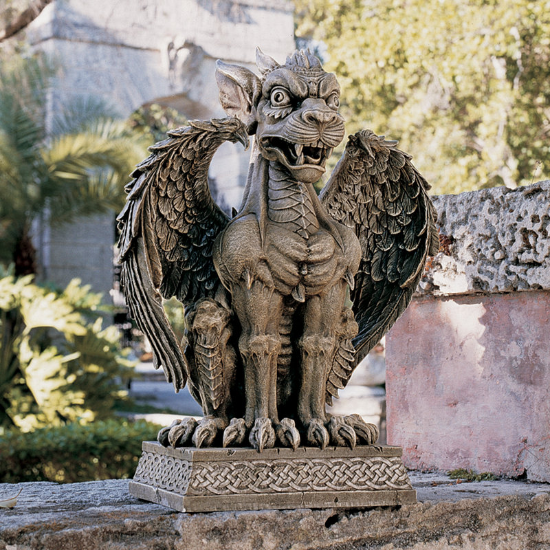 Design Toscano Gargoyle Sentinels Boden Statue & Reviews | Wayfair