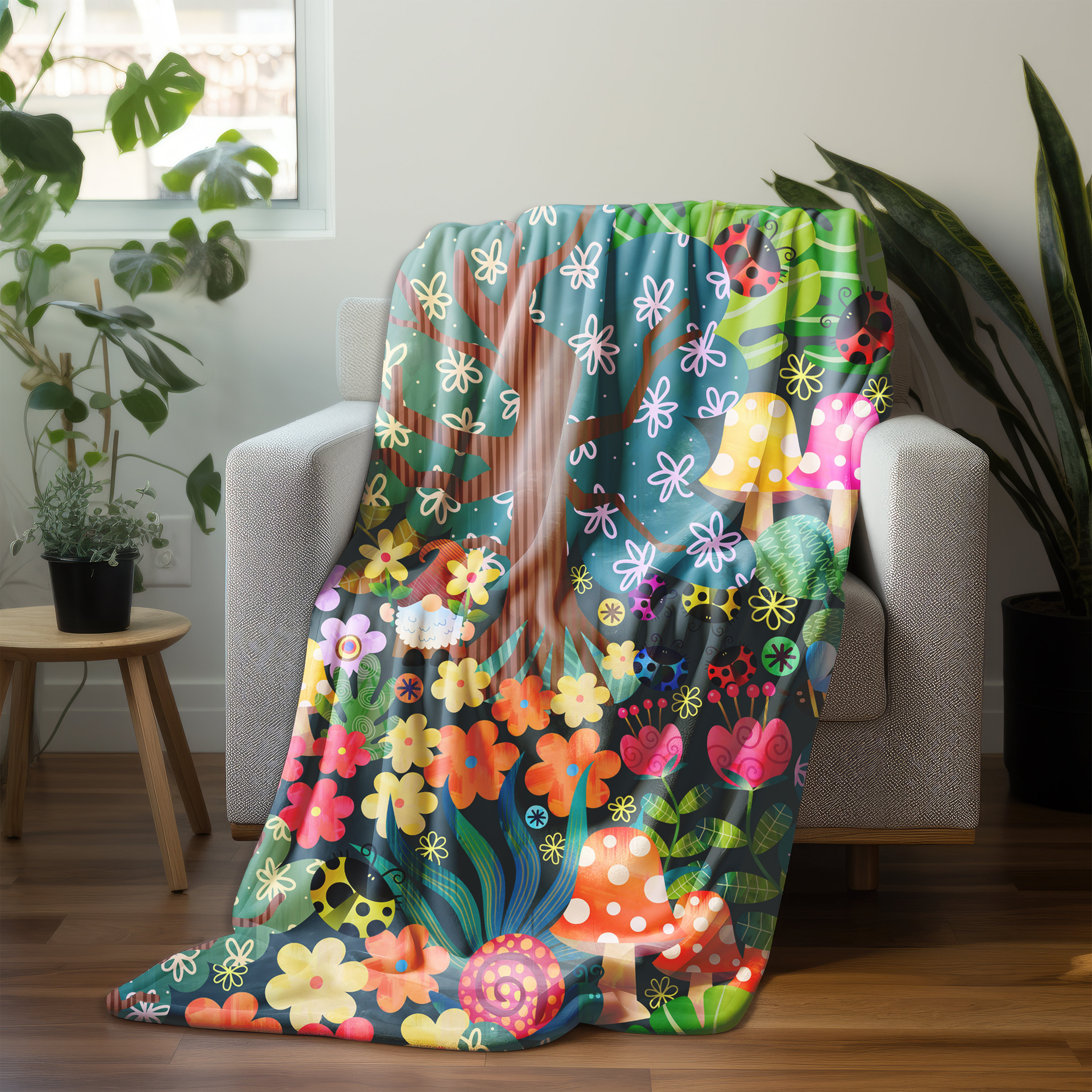Folk N Funky Throw Blanket | Wayfair