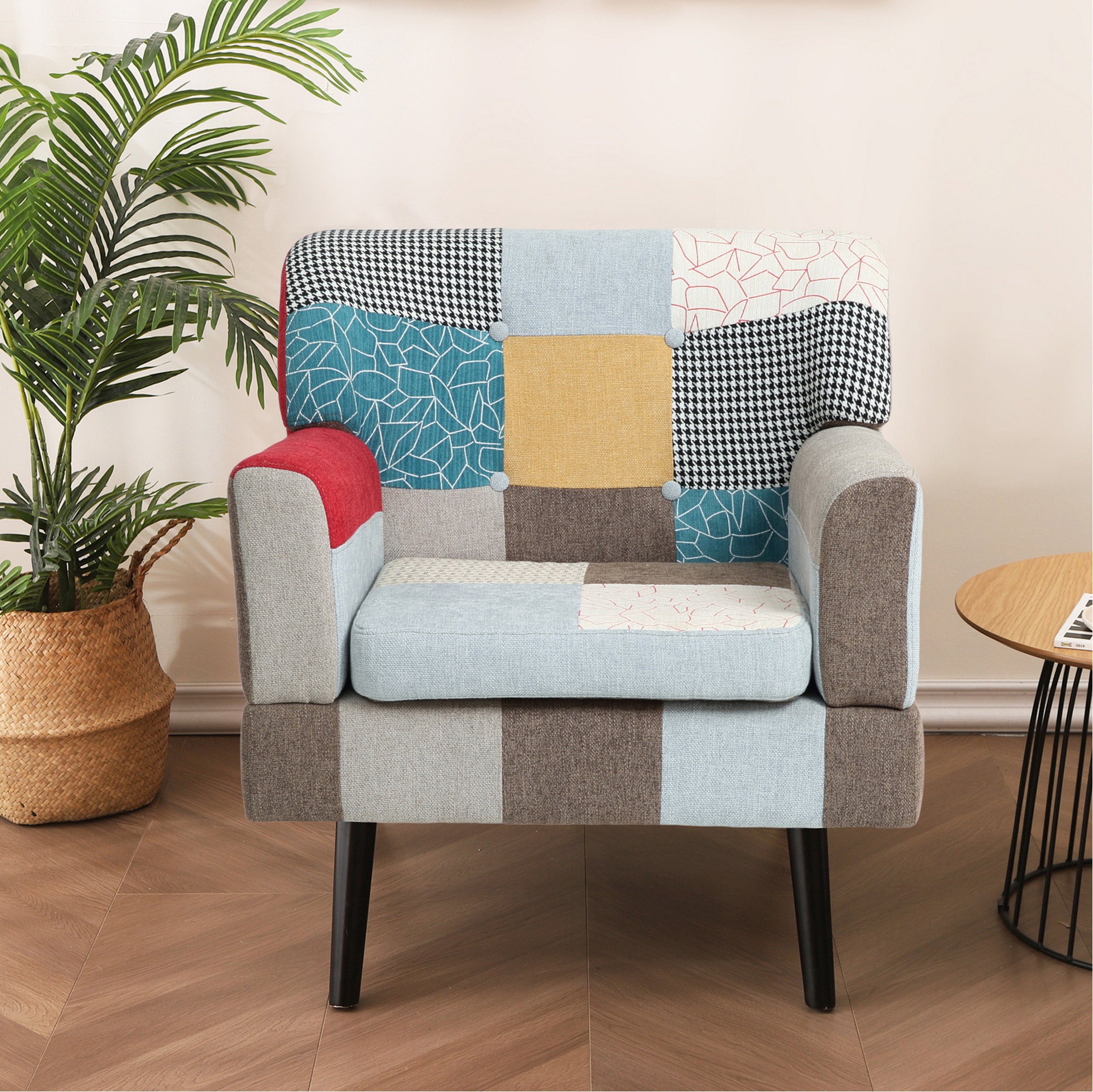 Corrigan Studio® Patchwork Accent Chair | Wayfair