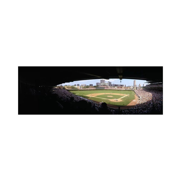 Ebern Designs High Angle View Of A Baseball Stadium, Wrigley Field ...