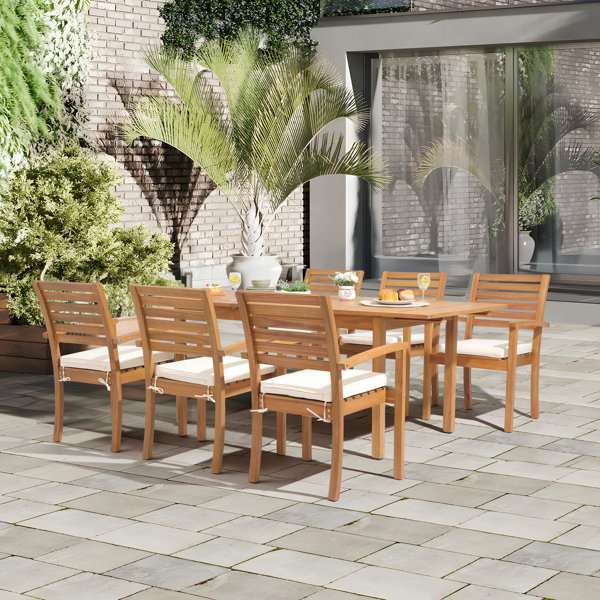 Rectangular Patio Dining Sets You'll Love | Wayfair