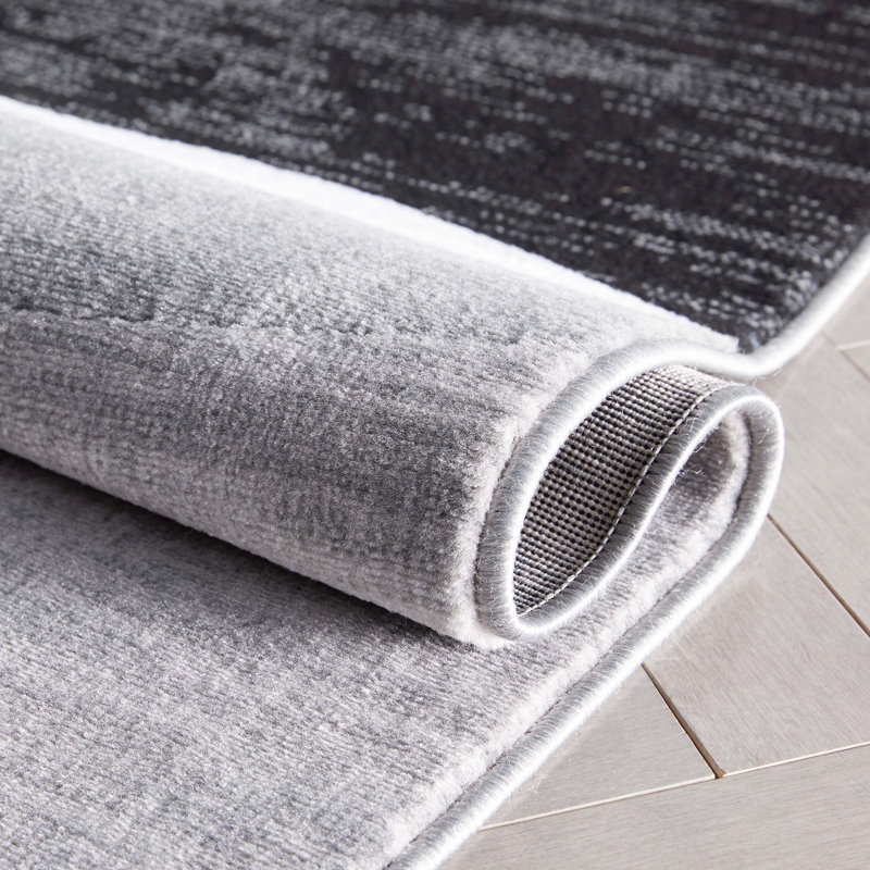 Ebern Designs Bingo Gray Modern Geometric Rug & Reviews | Wayfair