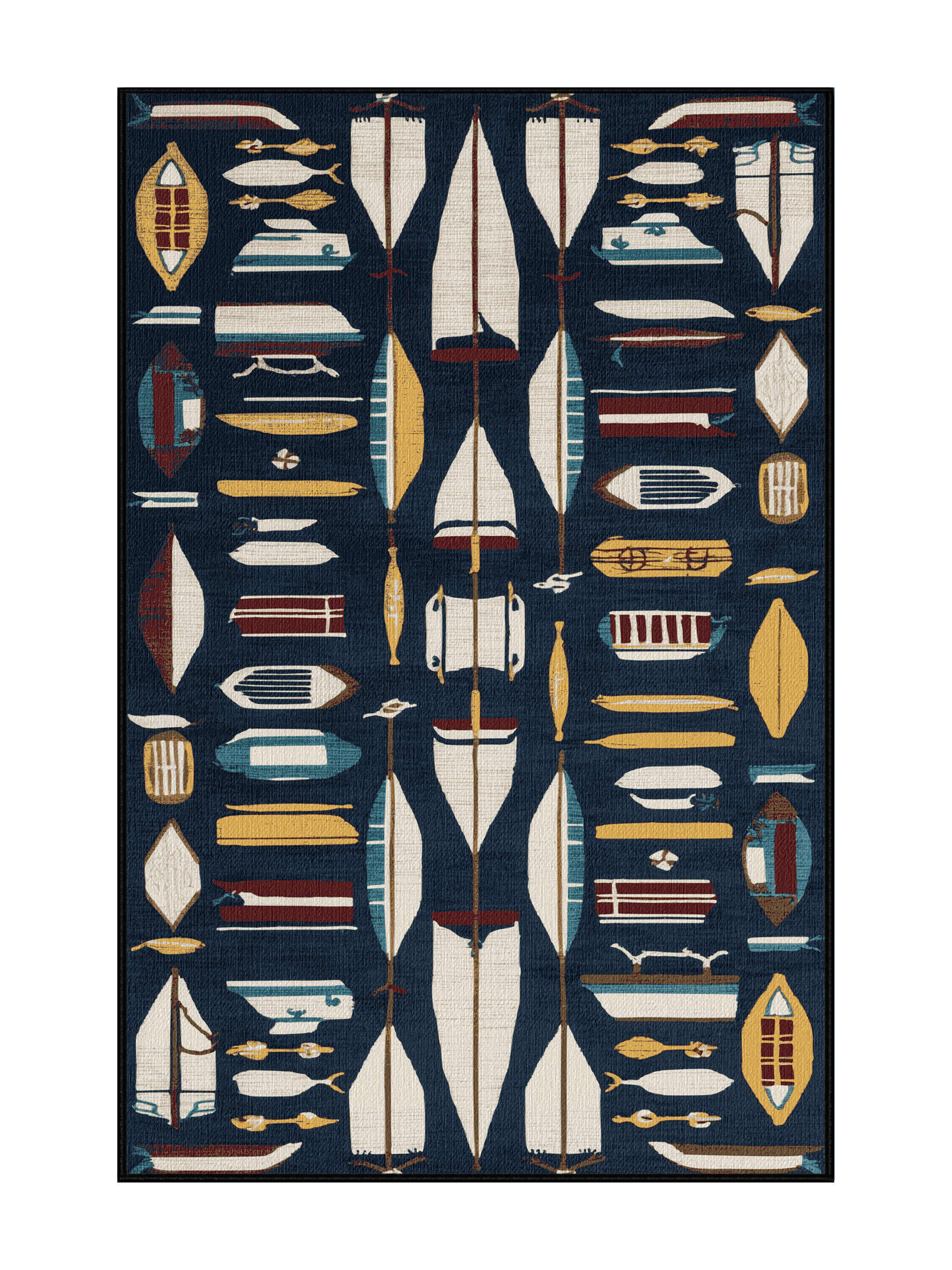 Longshore Tides Washable Vessel Types Nautical Area Rug | Wayfair