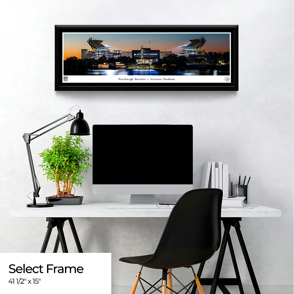 Latitude Run® Pittsburgh Steelers Stadium Framed Panoramic Print on ...
