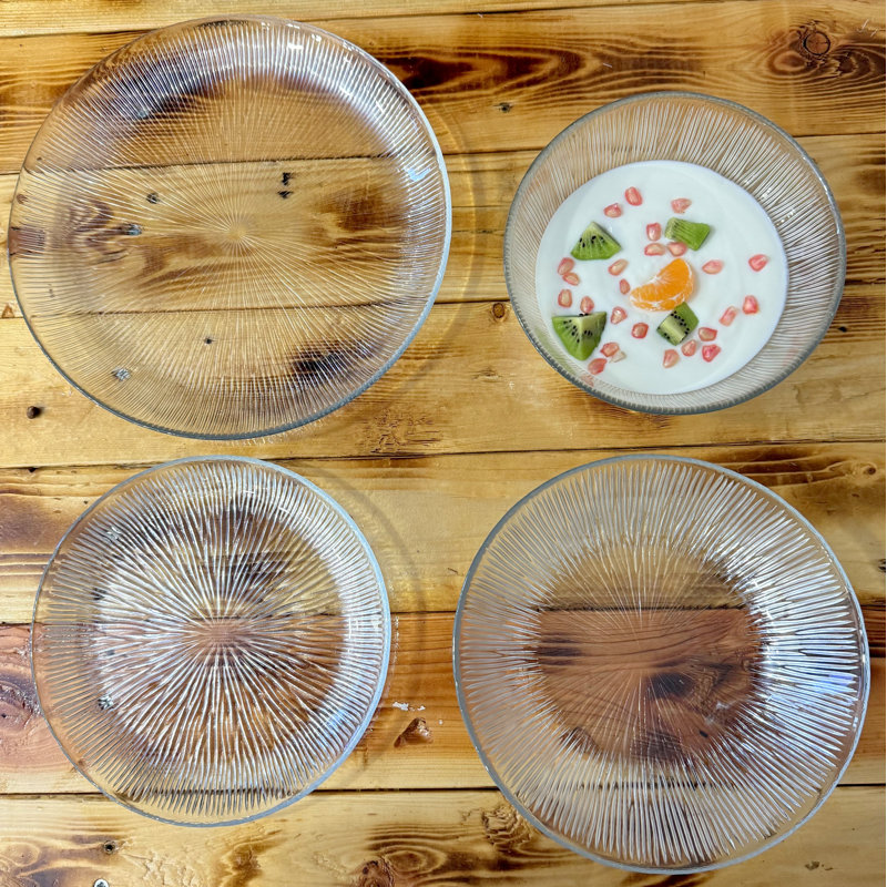 Ivy Bronx Emrick 16 pcs. Glass Dinnerware Set | Wayfair