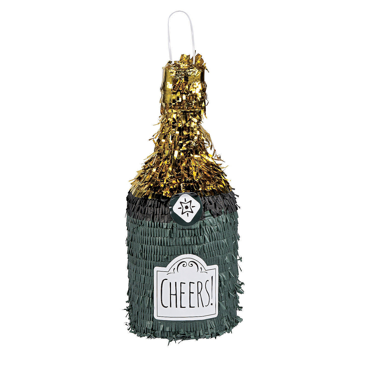 The Party Aisle™ Pohl Champagne Bottle Shaped Pinata | Wayfair