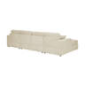 Latitude Run® 3 - Piece Corduroy Double-Chaise Sectional | Wayfair