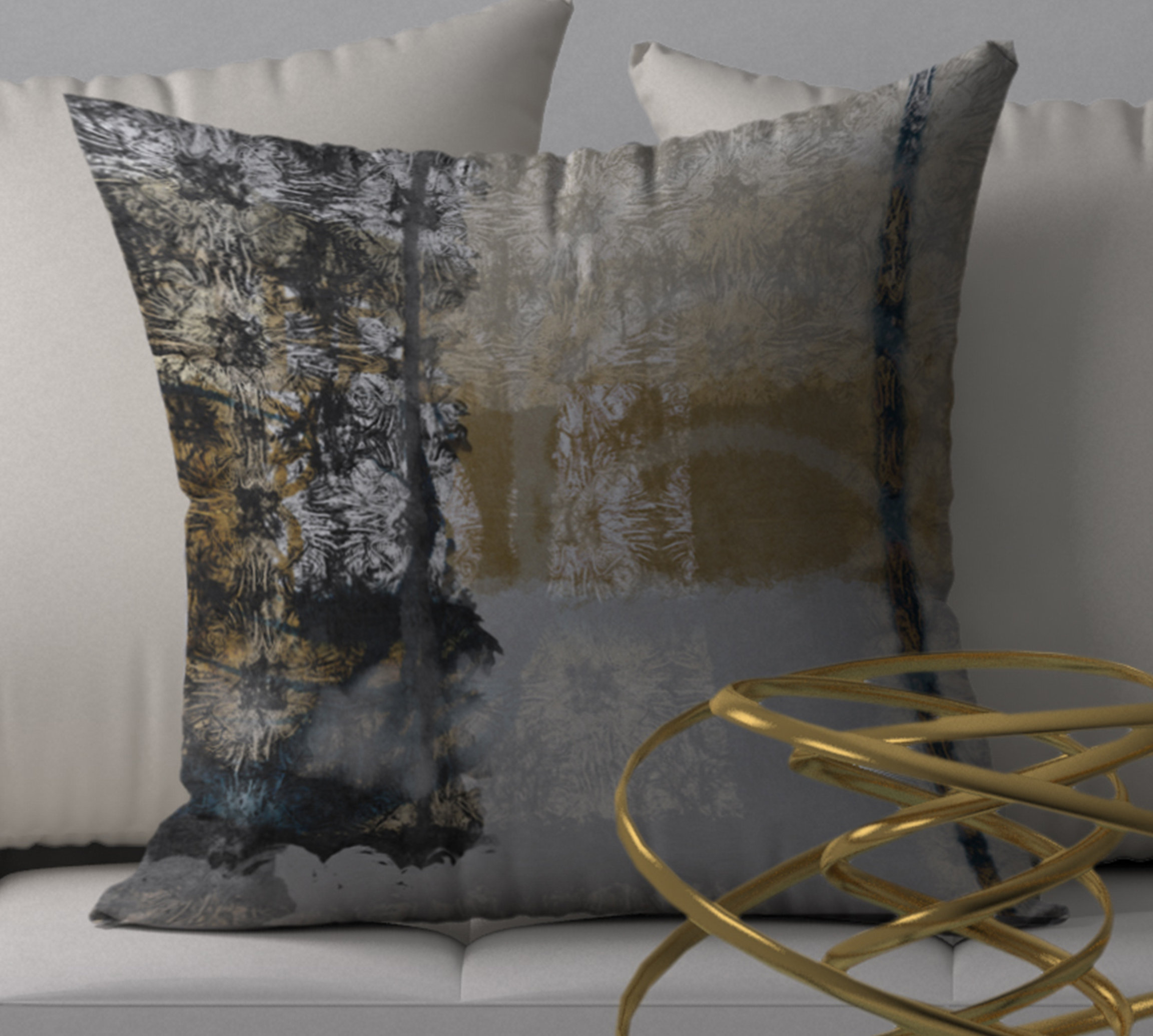 LeRoi Products Priceless Eye-Catching Square Pillow Cover & Insert ...