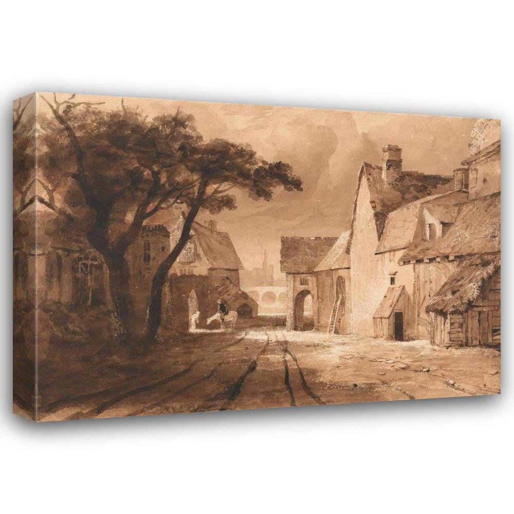 Lark Manor™ "Study of Old Buildings" by Samuel Palmer - Gallery Wrap ...
