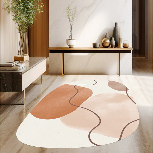 Ivy Bronx Vinyl Floor Mat for Home, modern style, non-slip PVC, Kenai ...