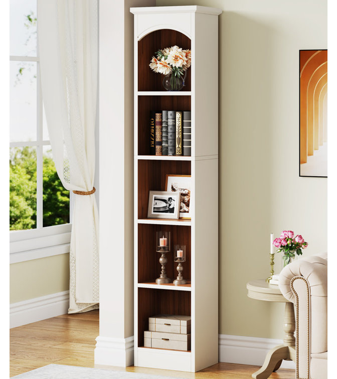 Blue Elephant 180cm Tall Narrow Bookcase | Wayfair.co.uk