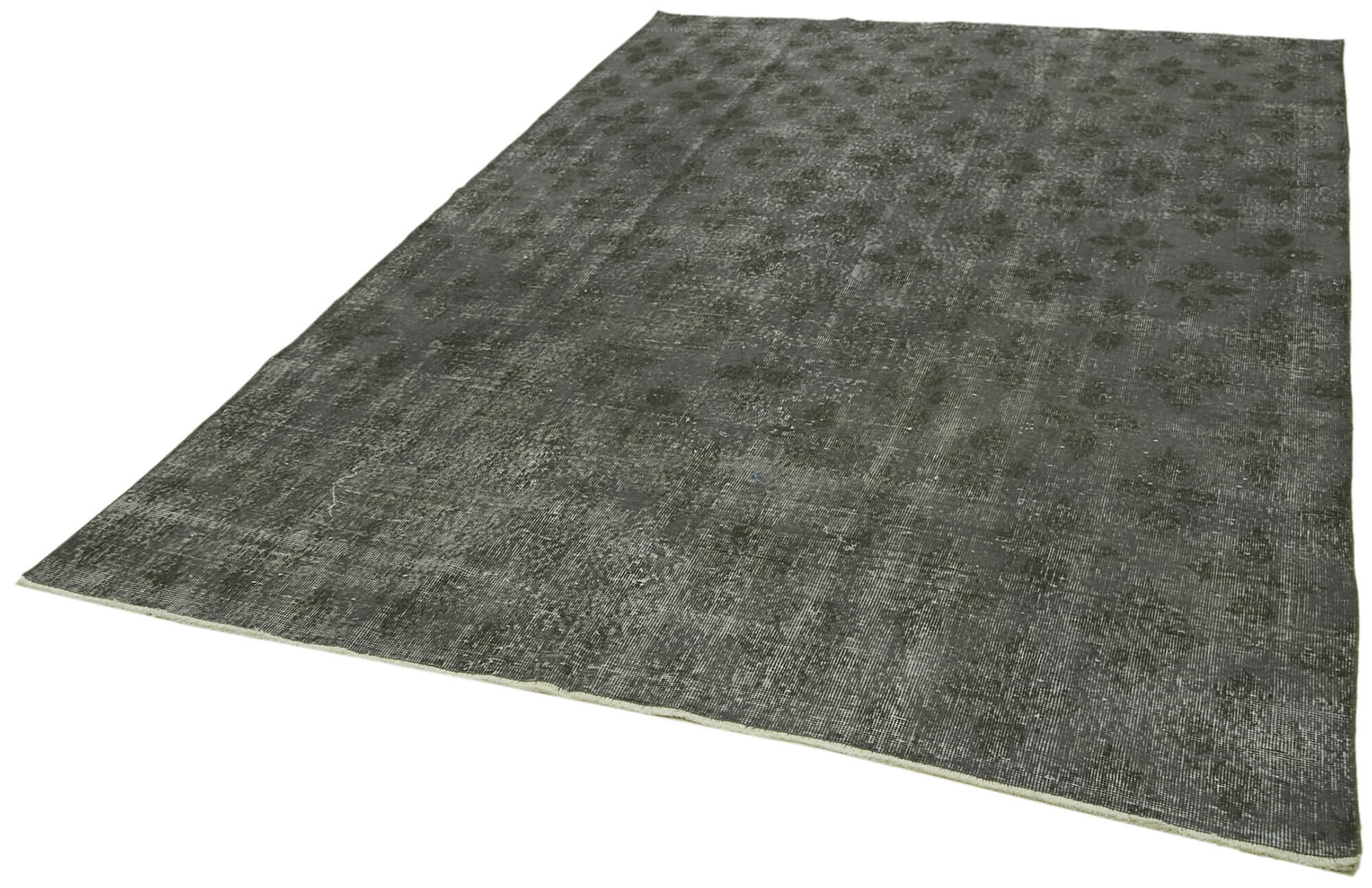 Williston Forge Hui Grey Vintage Wool Handmade Area Rug | Wayfair