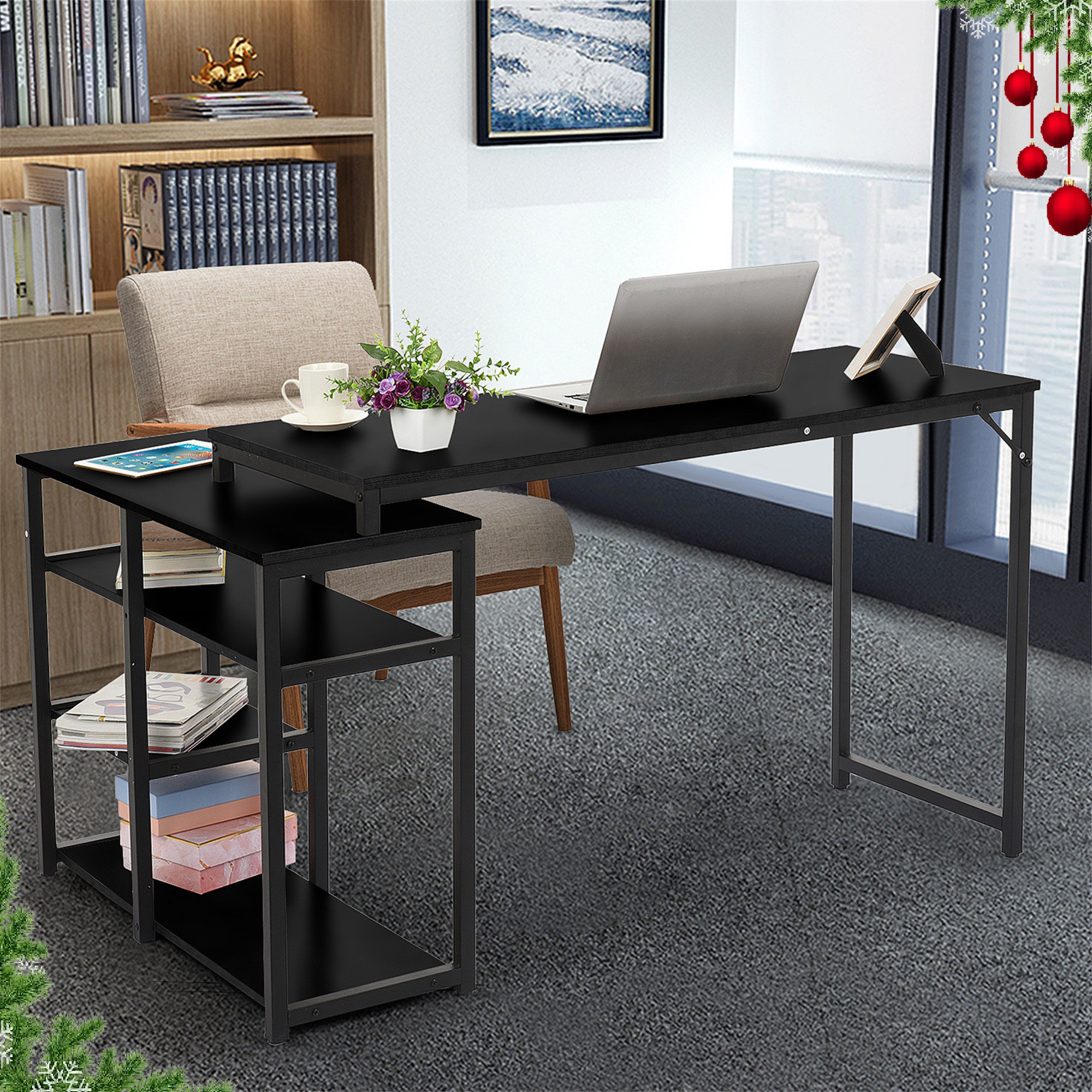 XSIX Study for Home Office Computer Desk | Wayfair