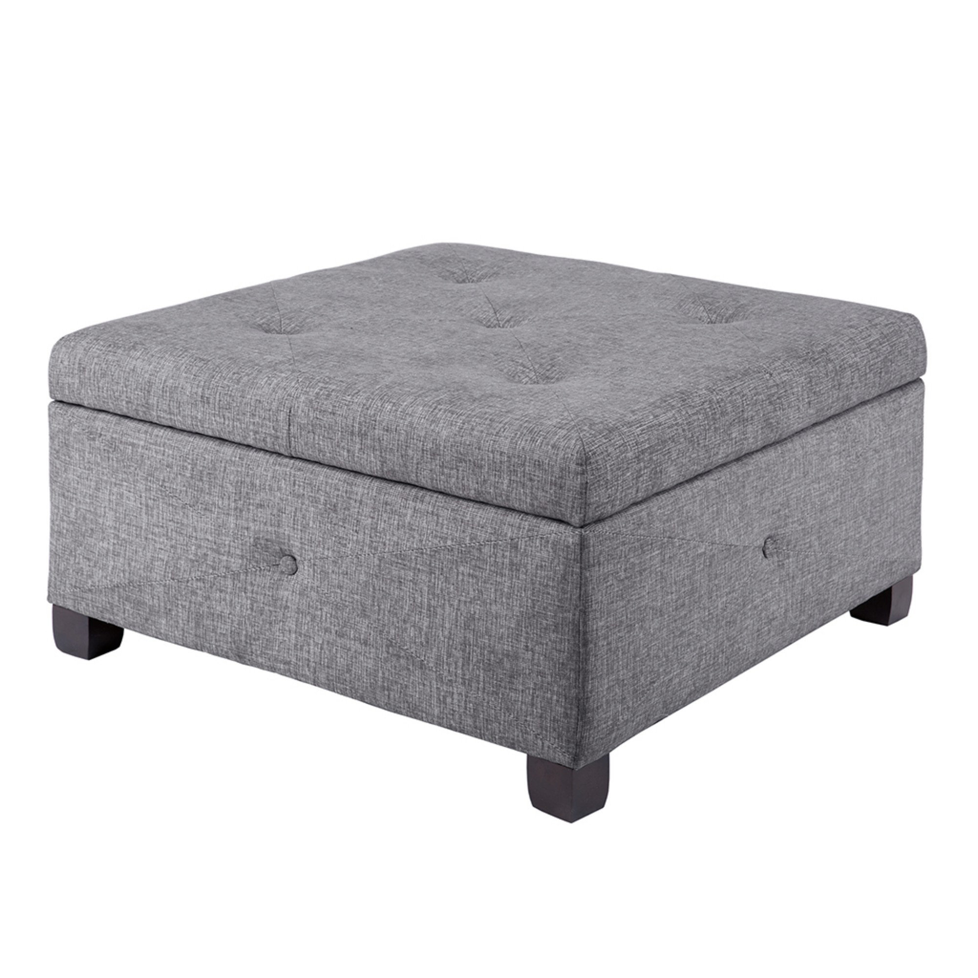 Bloomsbury Market Multi-functional storage footstool with soft close ...