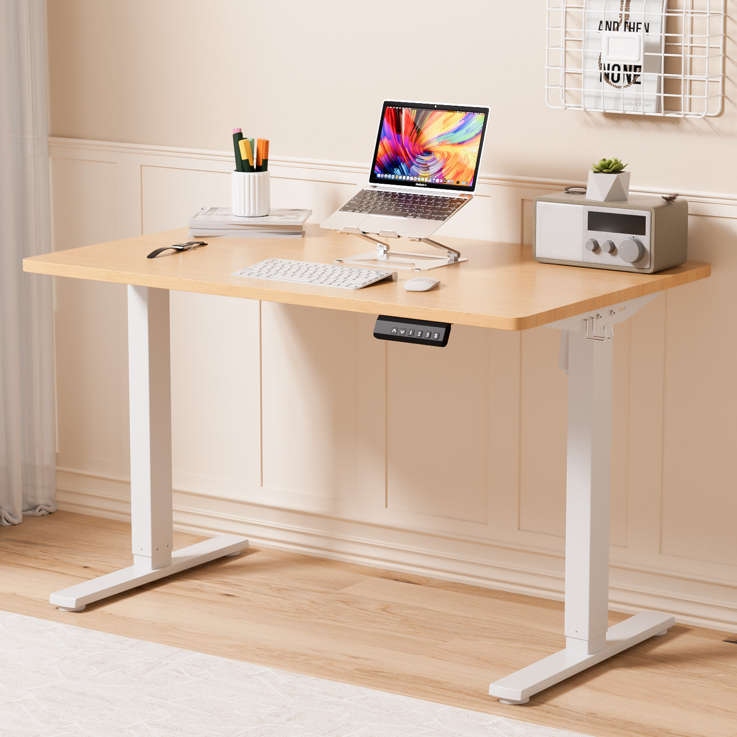 Inbox Zero Misba Single Motor Standing Desk Base ,Frame Only | Wayfair