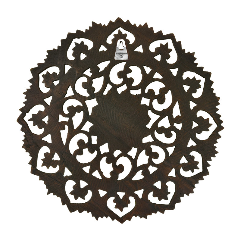 Canora Grey Handmade Traditional Plants & Flowers Wall Decor on Solid ...