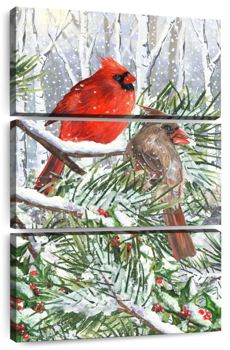 Ebern Designs Brampt Holiday Cardinals | Wayfair