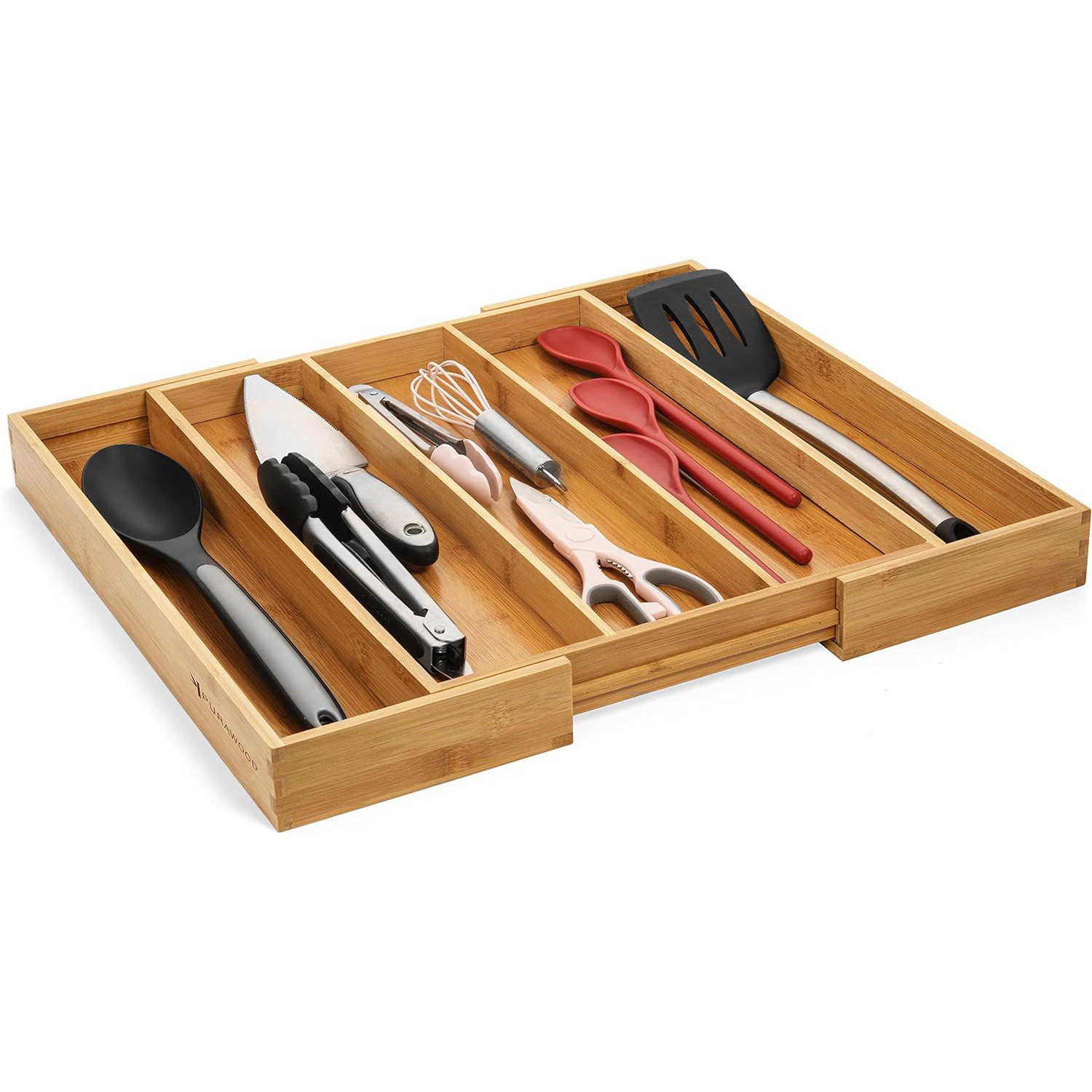 Loon Peak® Kitchen Drawer Organizer - Expandable Utensil Drawer ...