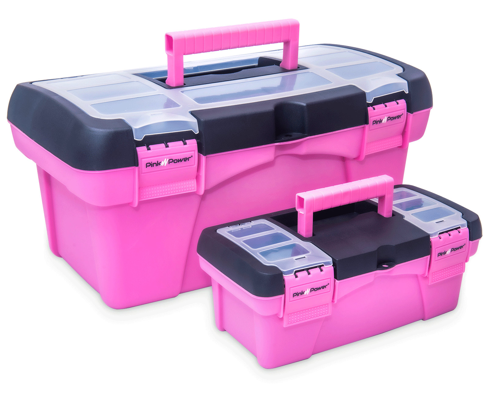 Pink Power Pink Tool Box - Storage for Sewing, Art & Craft Organizer ...