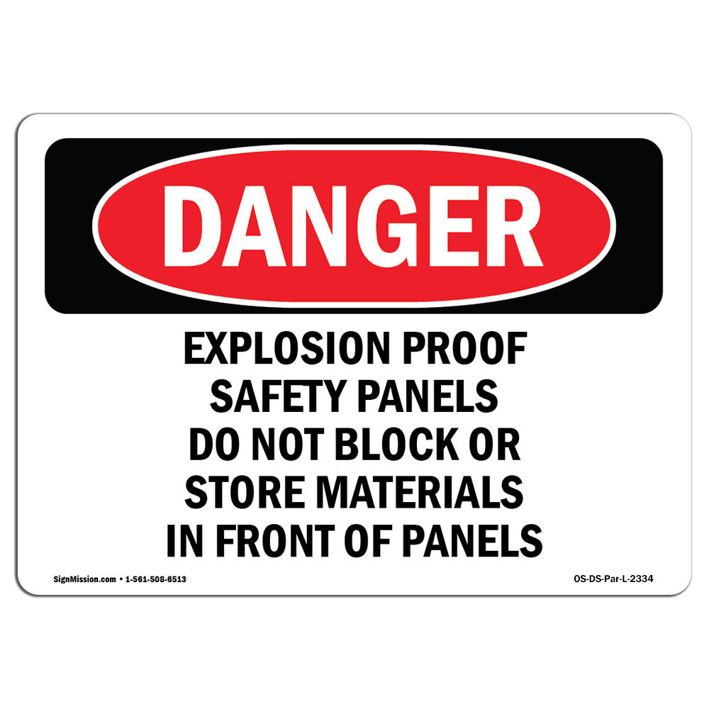 SignMission Explosion Proof Safety Panels Do Not Block Sign - Wayfair ...
