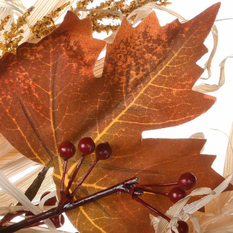 The Holiday Aisle® Faux Maple Swag & Reviews | Wayfair