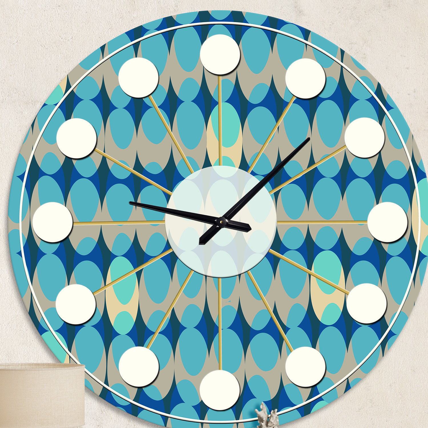 East Urban Home Retro Abstract Design XV - Mid-Century Modern wall ...