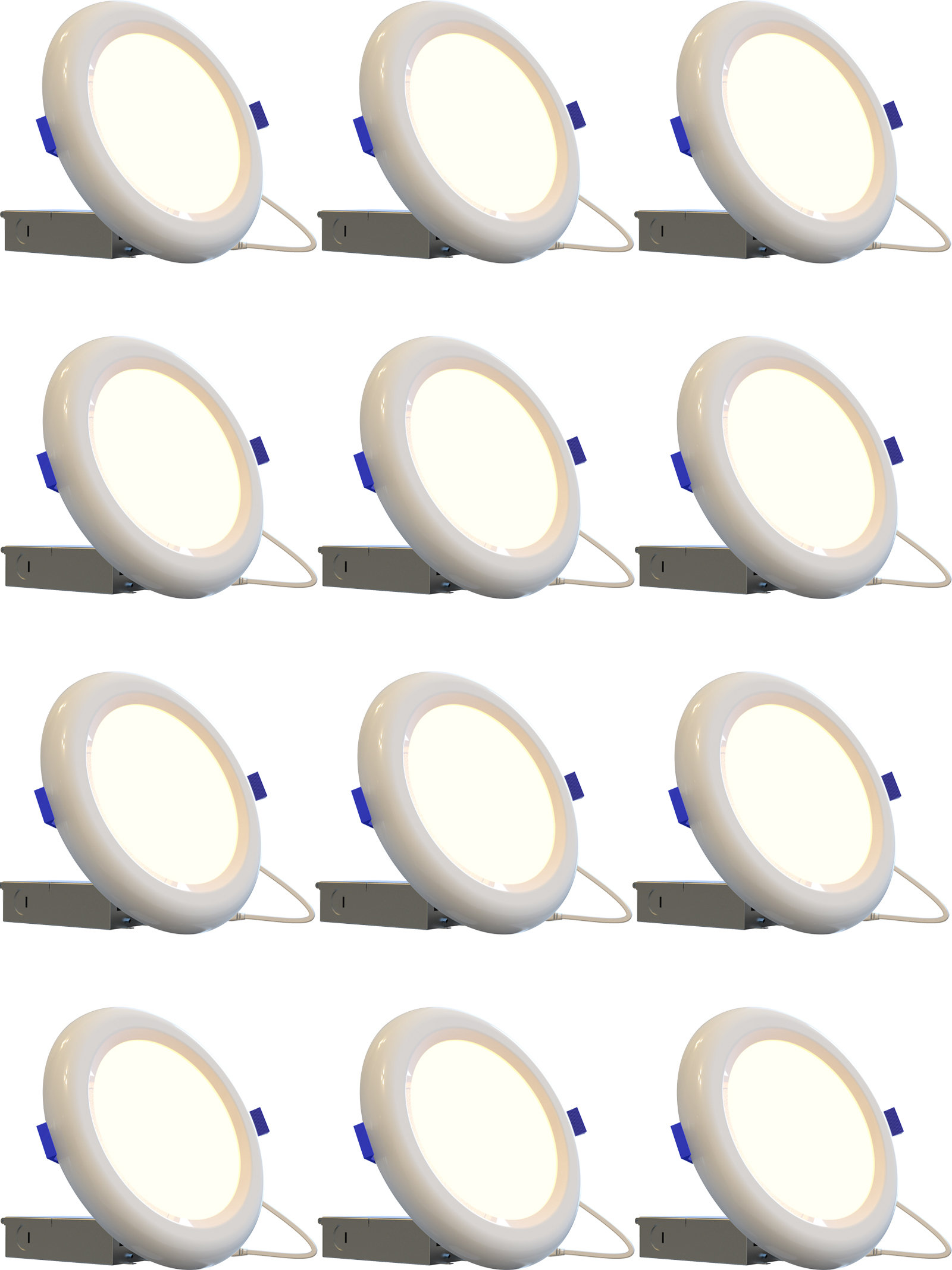 AKIHE Retrofit LED Recessed Lighting 6 Inch, Indirect Light, Dimmable ...