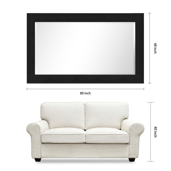 Empire Art Direct Metallic Shagreen Leather Framed Beveled Accent ...