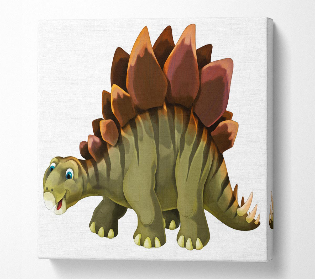 BohoLiving The Happy Stegosaurus - Wrapped Canvas Art Prints | Wayfair ...