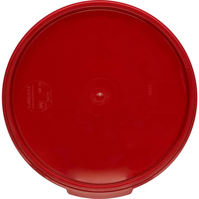 Carlisle Food Service Products Circle Plastic Container Lid - Wayfair ...