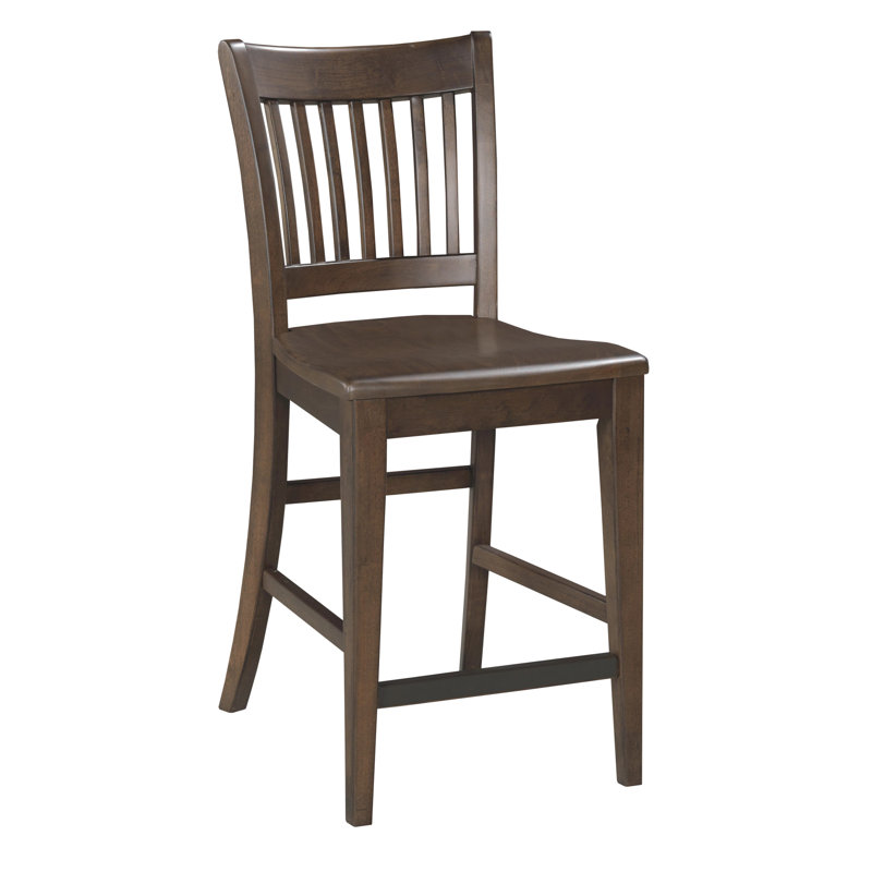 Kincaid TALL RAKE BACK CHAIR, MOCHA | Wayfair