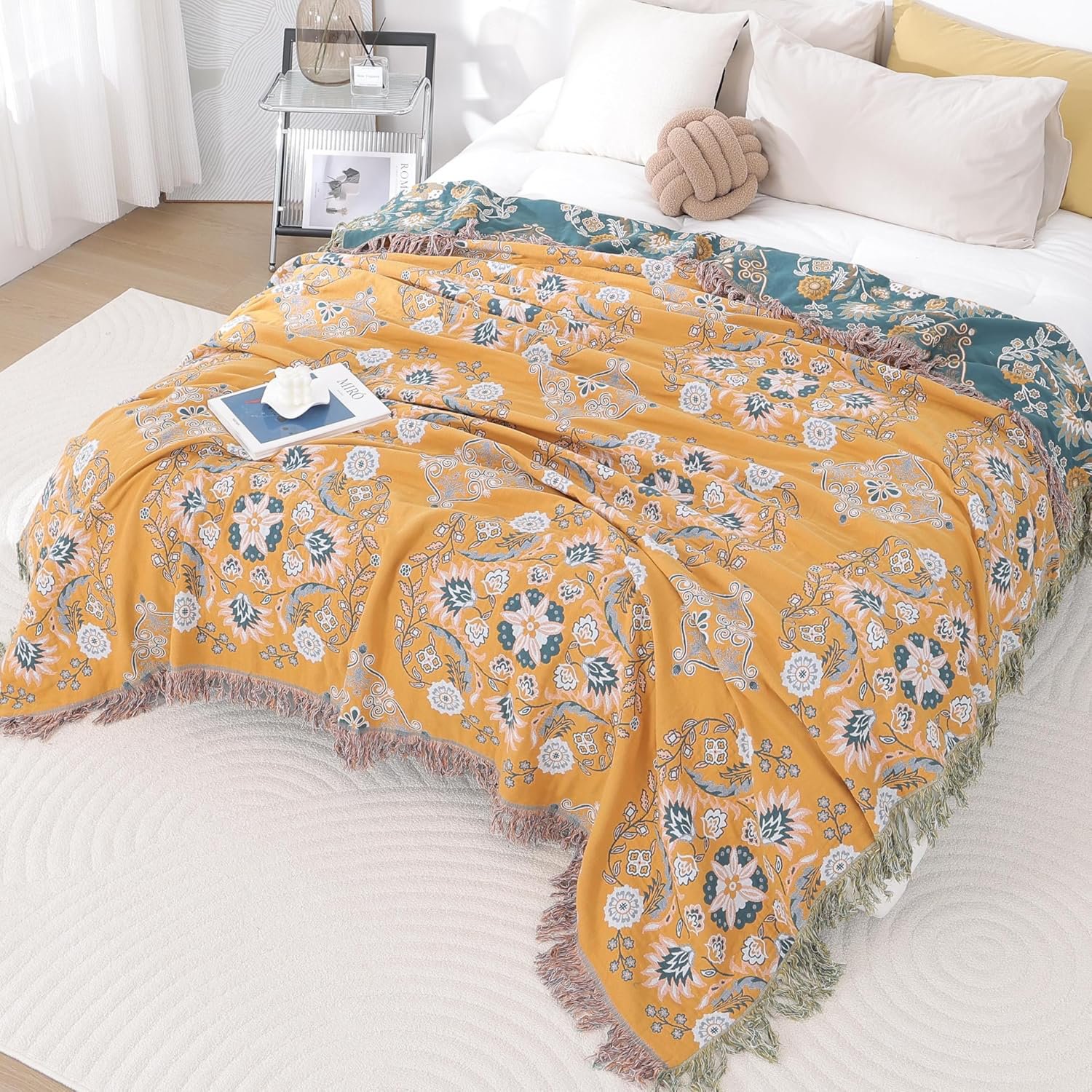 Nivozu Soft Cozy Rustic Blankets for Couch | Wayfair