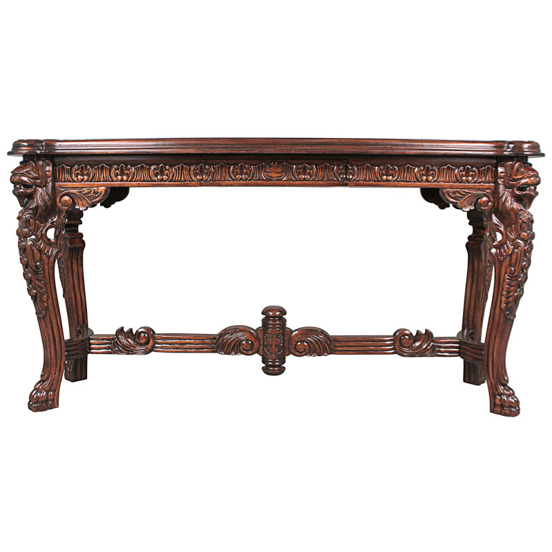 Design Toscano Lord Raffles 57.5" Solid Wood Console Table | Wayfair