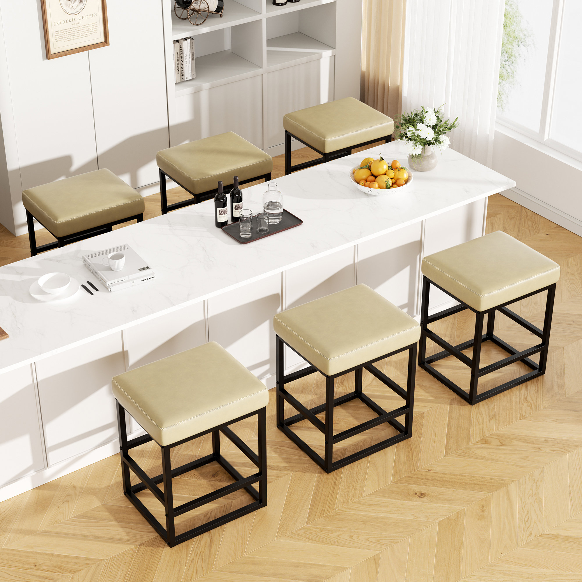 George Oliver Modern Edge, Cozy Feel: Counter Bar Stools for Every Home ...