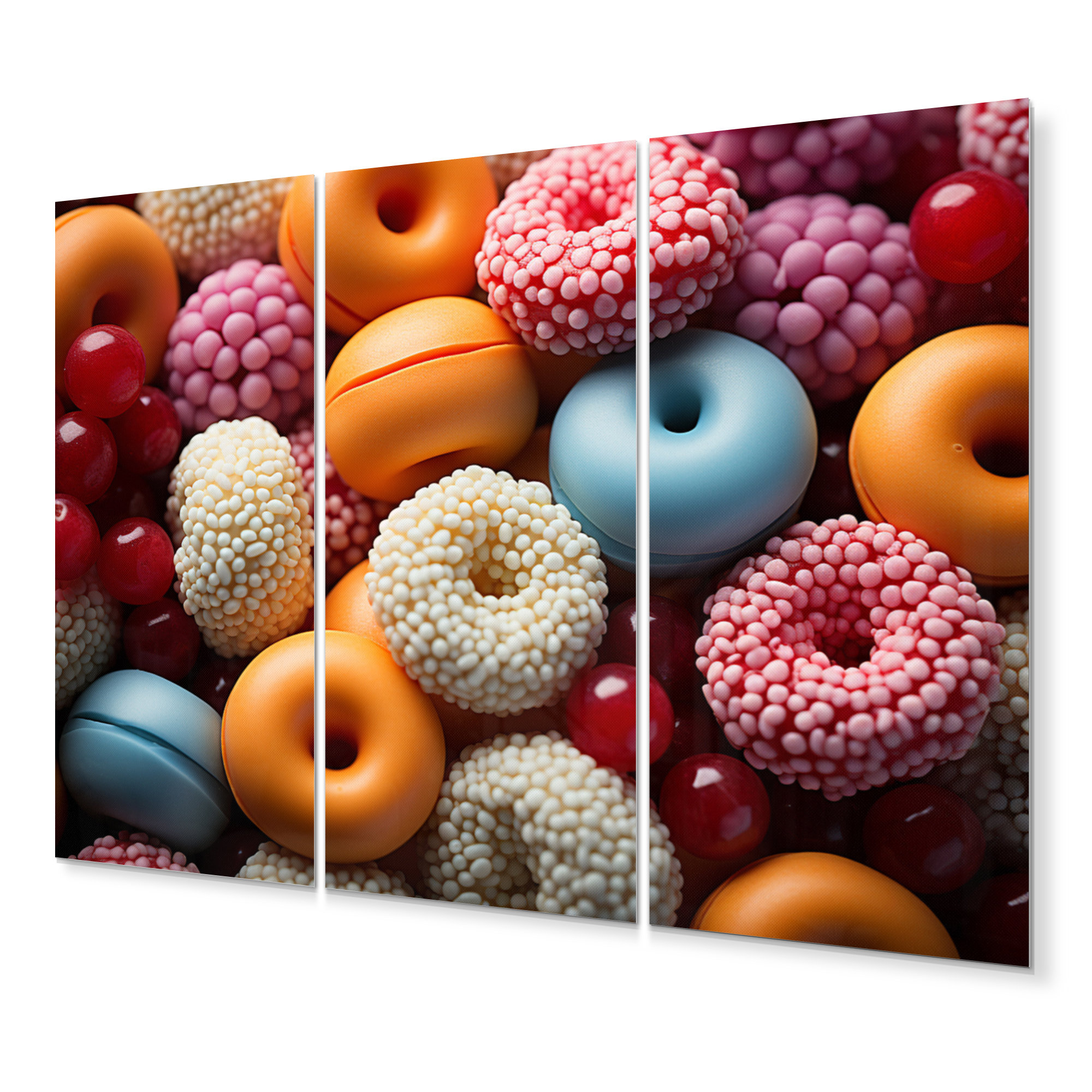 Latitude Run® Colorful Pop Art Candy II - Food & Beverage Metal Art ...