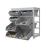 Rebrilliant Junko 33 W x 15 D x 36 H Garage Storage Bin Rack System ...