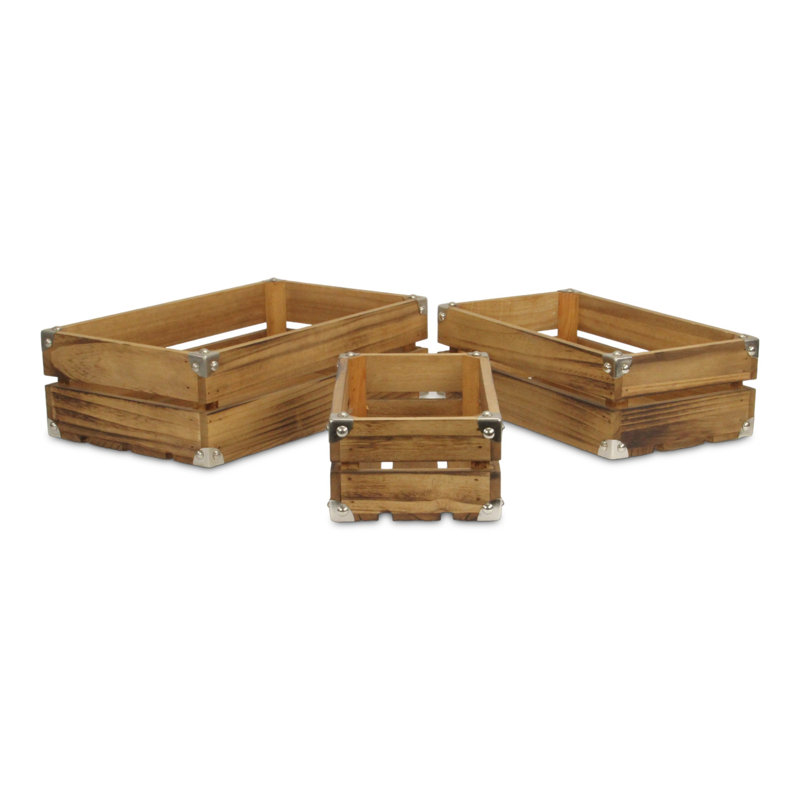 Union Rustic Solid Wood Crate Set | Wayfair