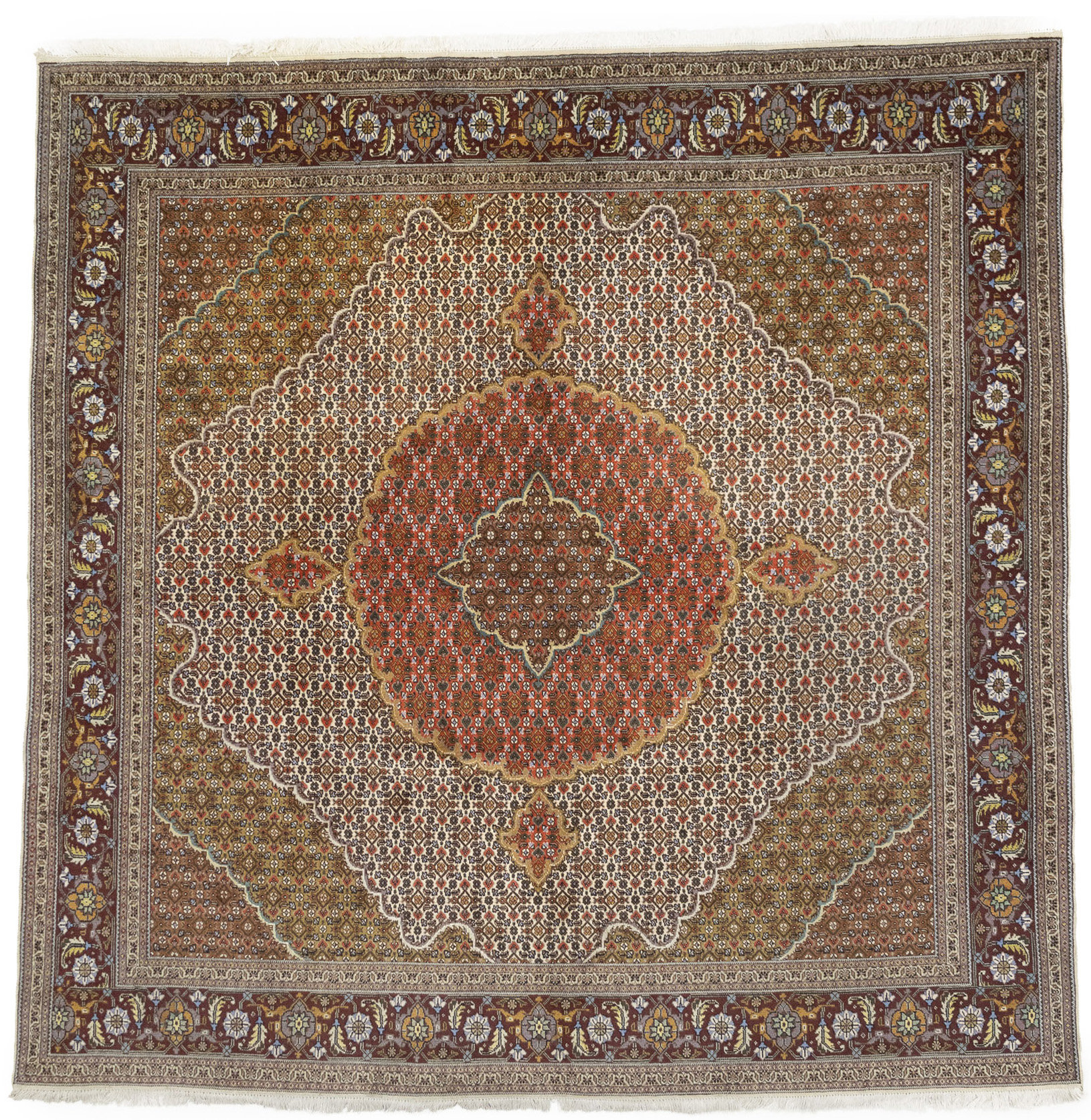 Bungalow Rose Kedarius One-of-a-Kind Rectangle 8' x 8' Area Rug in ...