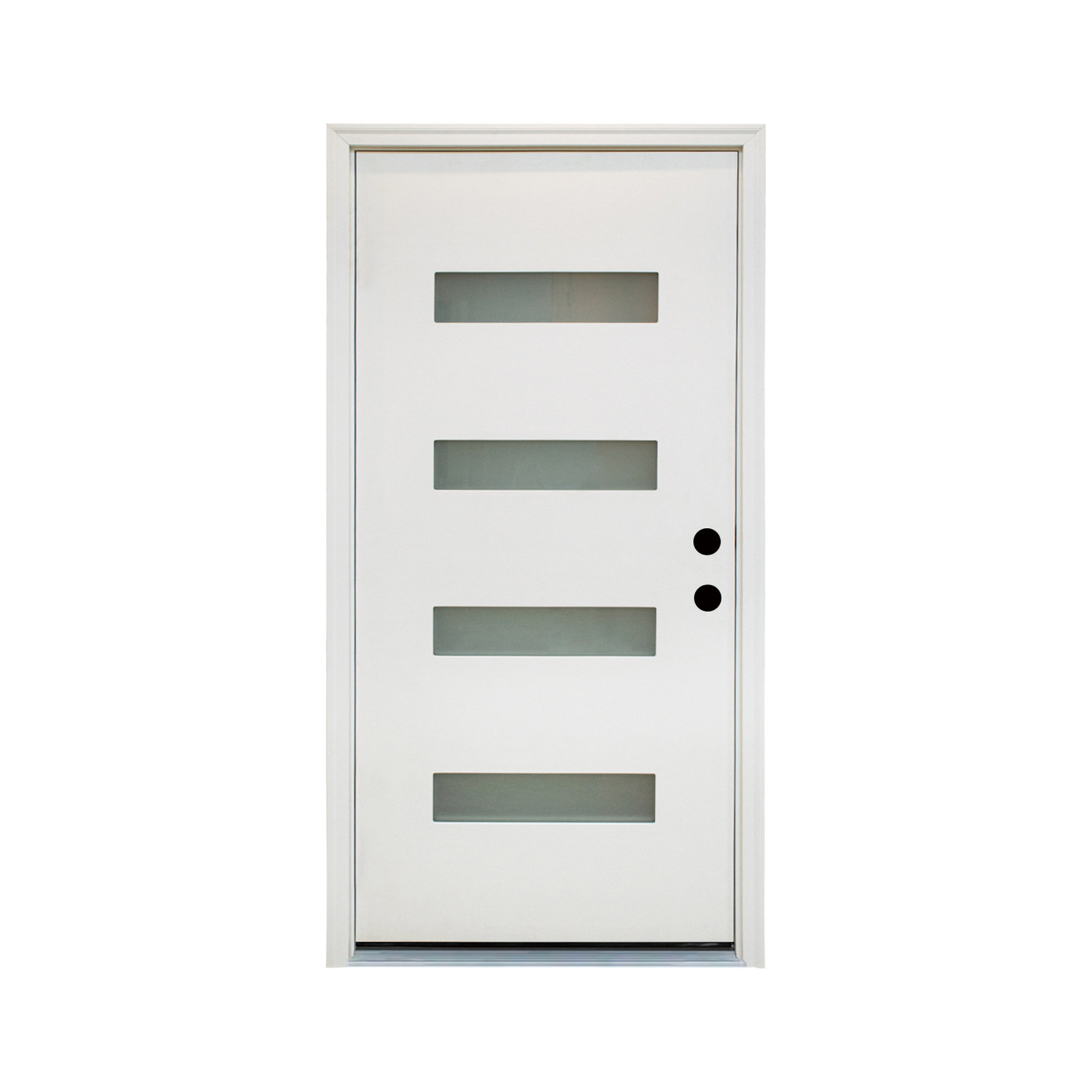 Fu Owner Fiberglass Entry Door with Brickmould | Wayfair