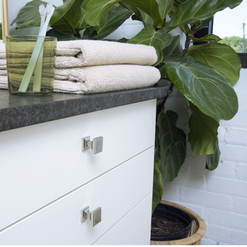 Aviano Hardware 1 1/8" Length Square Knob Multipack & Reviews | Wayfair