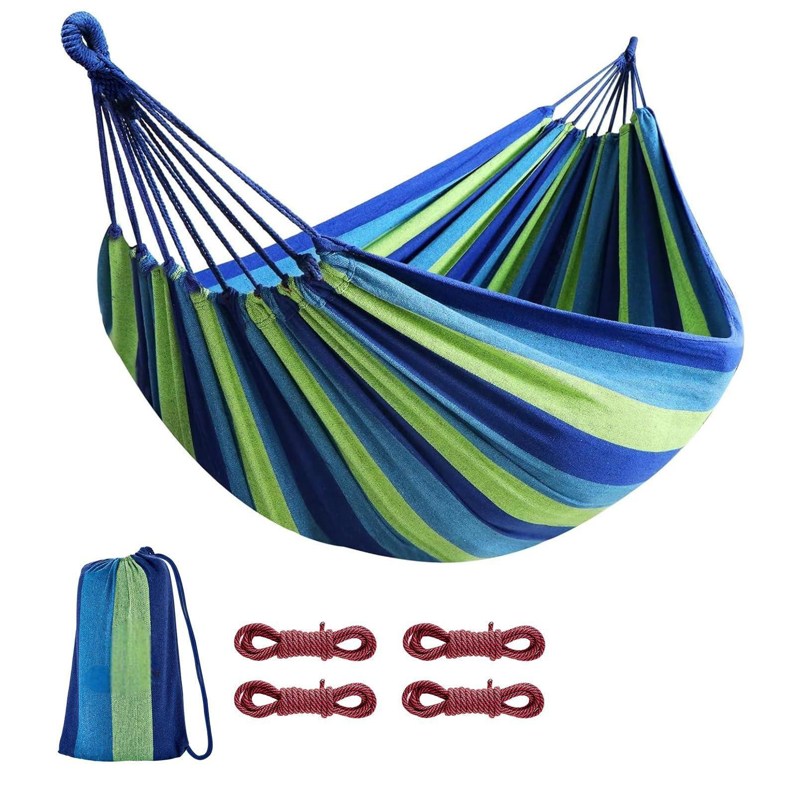 Arlmont & Co. Camping Hammock Comfortable Fabric Hammocks With Tree ...