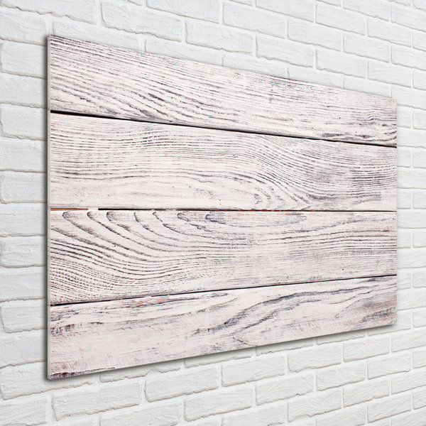 August Grove Wooden Wall - No Frame Art Prints on Glass | Wayfair.co.uk