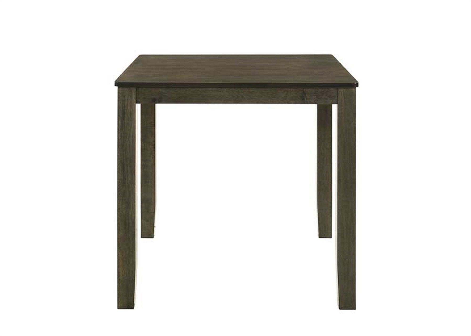 Gracie Oaks 1Pc Counter Height Square Shape Table Dining Room Wooden ...