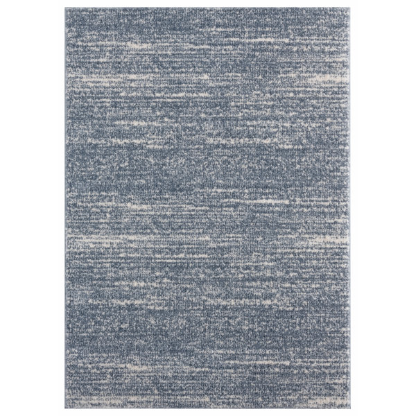 Ebern Designs Treigh Blue/Gray Rug | Wayfair