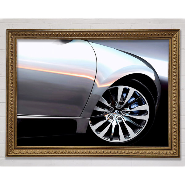 Ebern Designs Bugatti Veyron Side Wheel - Single Picture Frame Print ...
